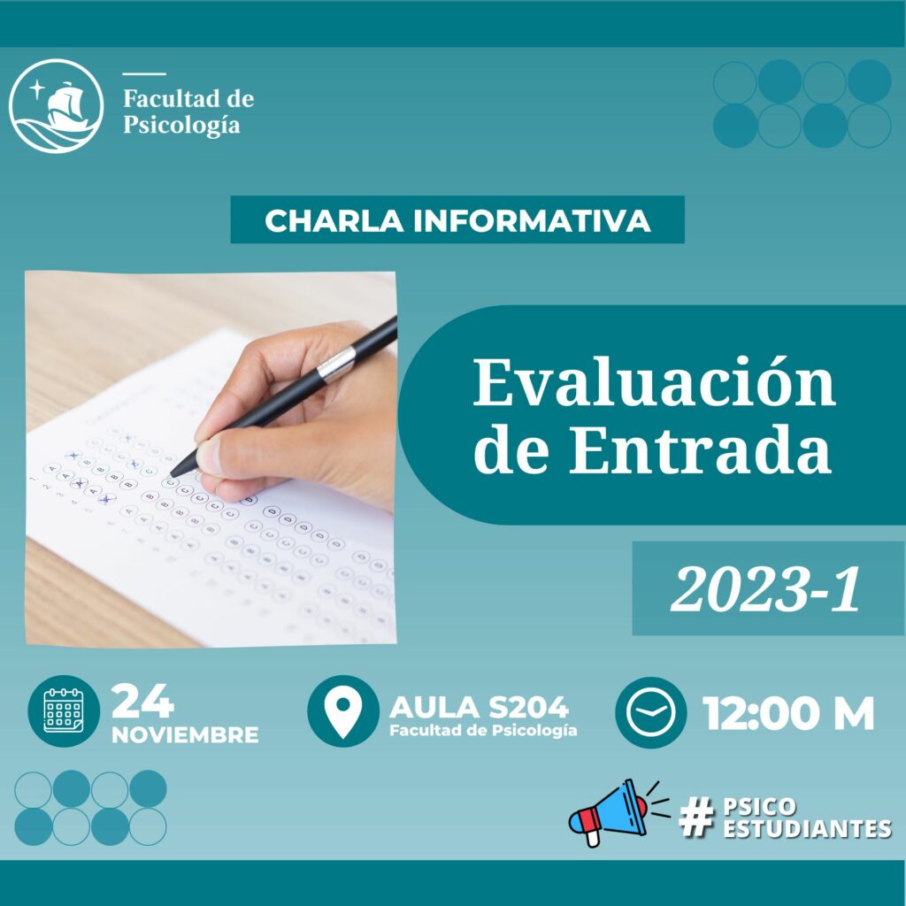 CHARLA INFORMATIVA: Inscríbete y participa de la charla informativa ...